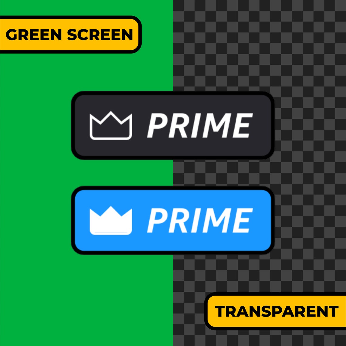 Twitch Prime Subscribe Button Animation | Social Media Lower Third ...