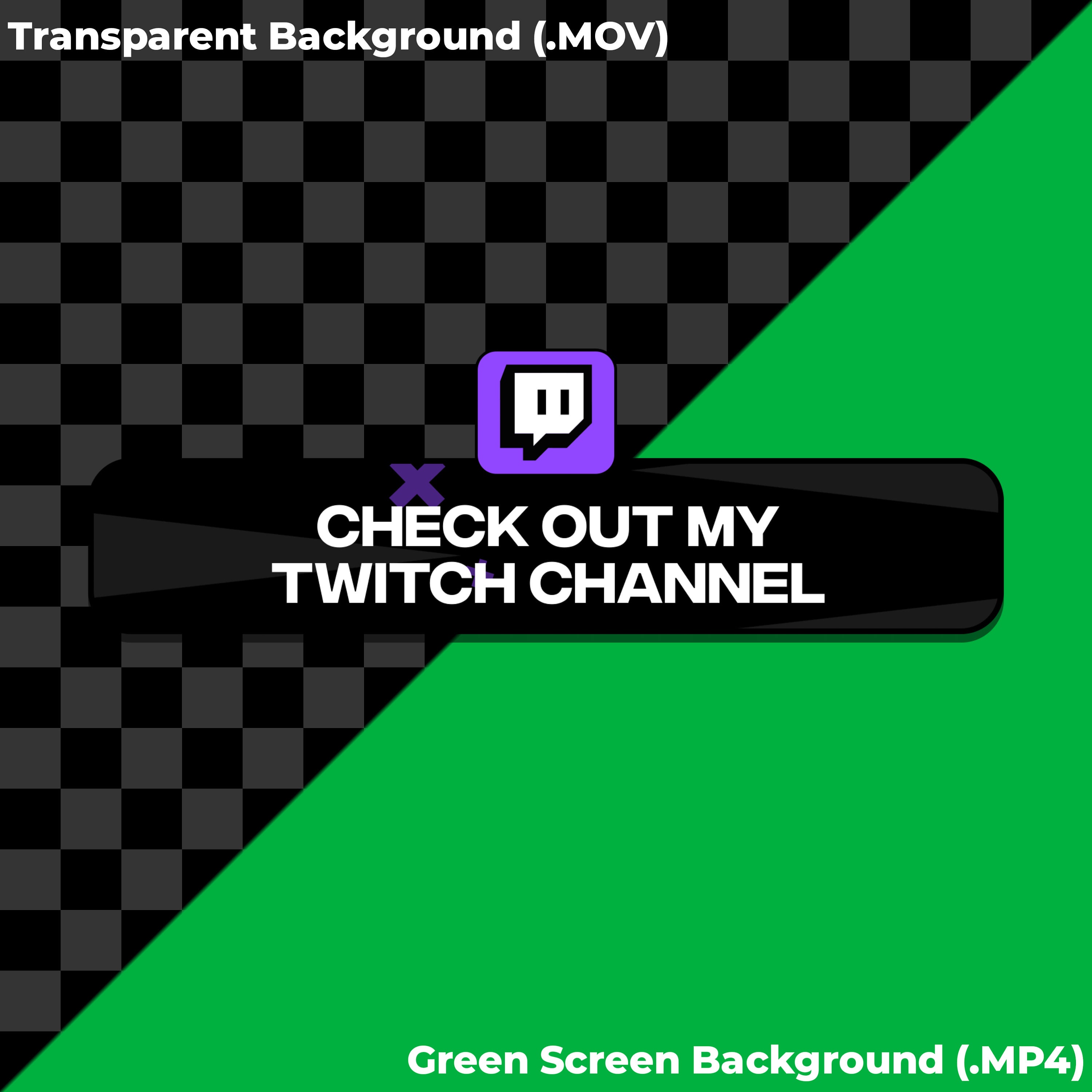 Custom Animated Twitch Subscribe Overlay With Integrated - Etsy