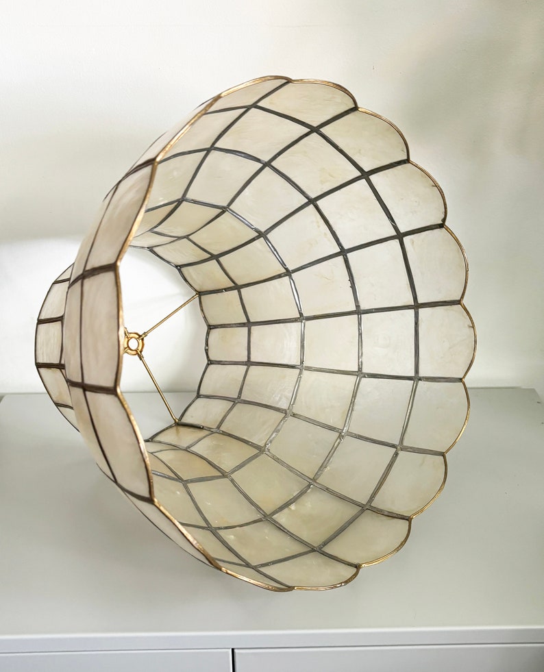 Vintage Capiz Shell Lamp Shade - Etsy