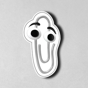 Clippy Microsoft Word Paperclip Windows Office Assistant Retro Premium ...