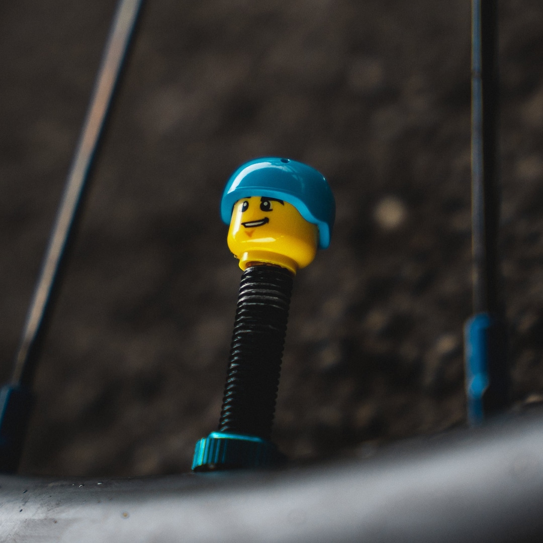 Brick Caps: Tyre Valve Dust Caps Made From LEGO® Heads || Grin and Blue ...