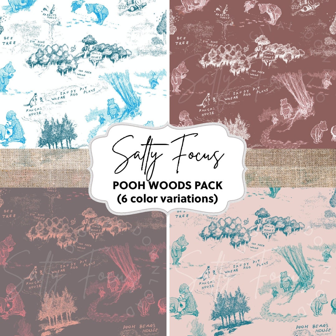 Classic Winnie the Pooh Seamless Pattern Seamless File - Etsy