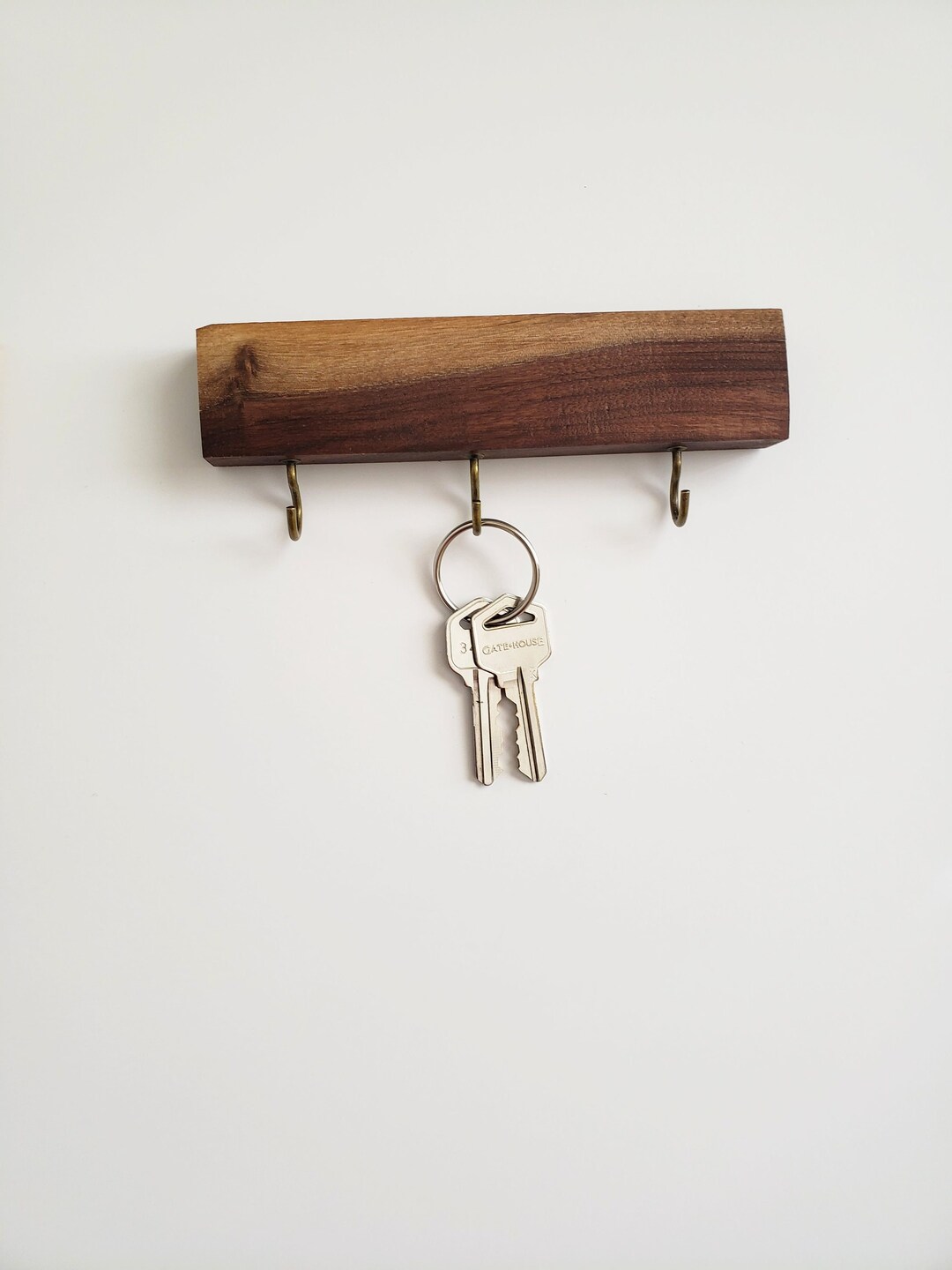 Small Key Holder for Wall, Key Organizer, College Dorm, Key Hook, Three ...