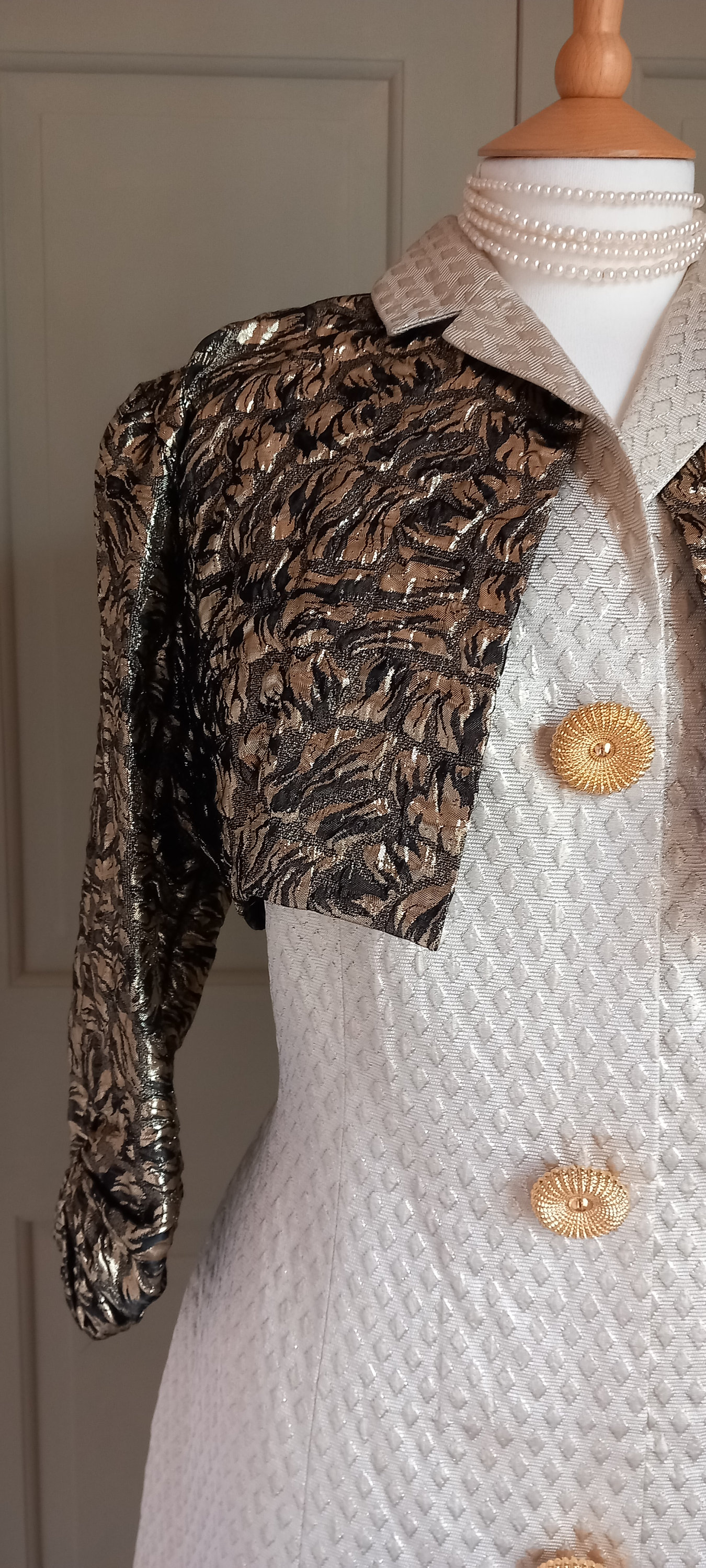 1960s Glam Gold Cropped Bolero Evening Jacket - Etsy UK