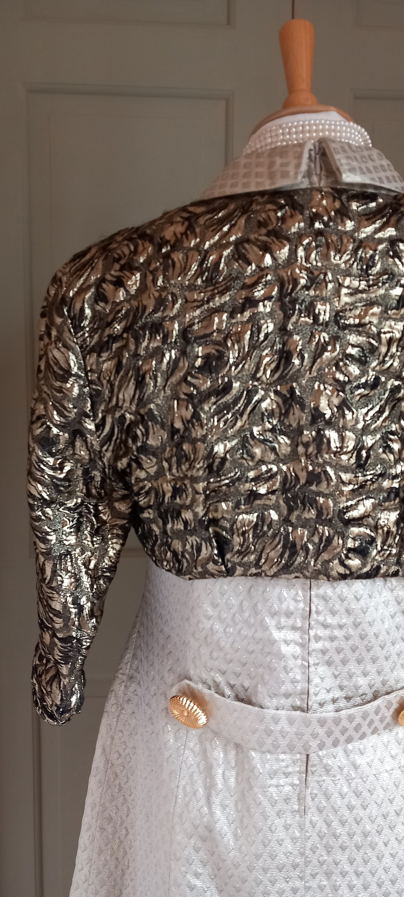 1960s Glam Gold Cropped Bolero Evening Jacket - Etsy UK