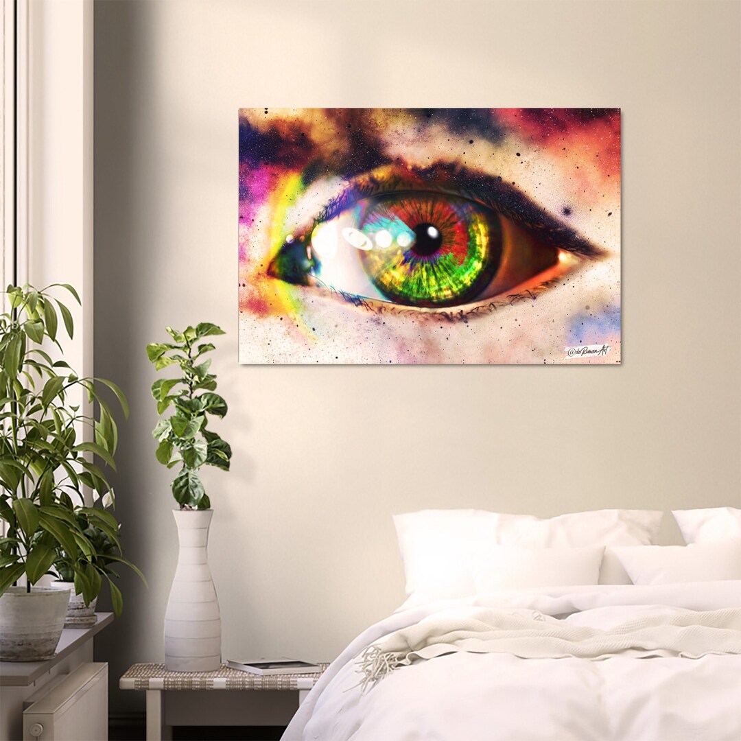 Cuadro del Ojo y el Universo en Poster o Lienzo, Cuadro del Ojo de Dios ...