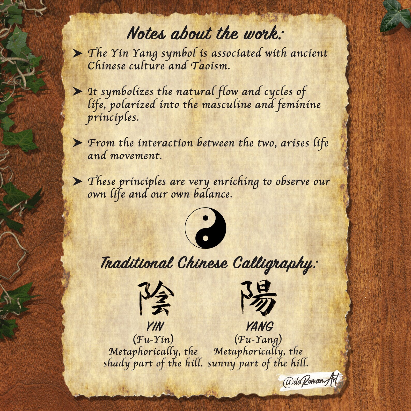 Yin Yang Wall Art, Yin Yang Decor, Yin Yang Room Decor, Yin Yang Print ...