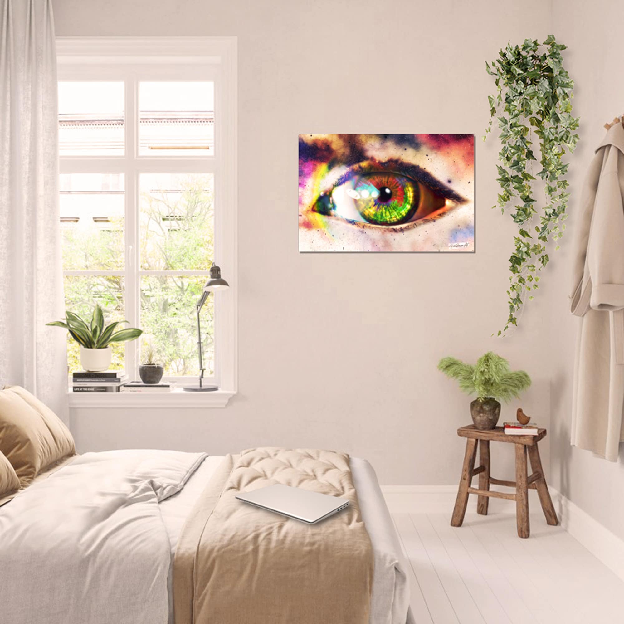 Cuadro del Ojo y el Universo en Poster o Lienzo, Cuadro del Ojo de Dios ...