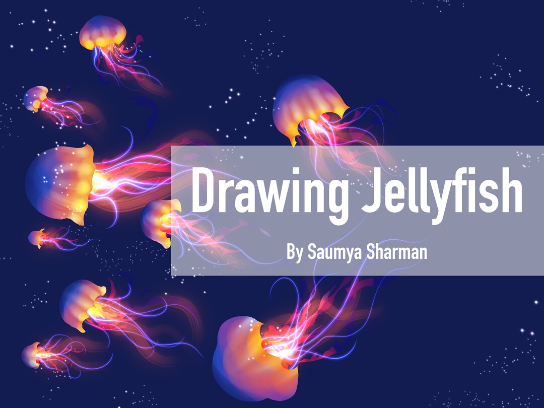 Drawing Jellyfish Tutorial - Etsy