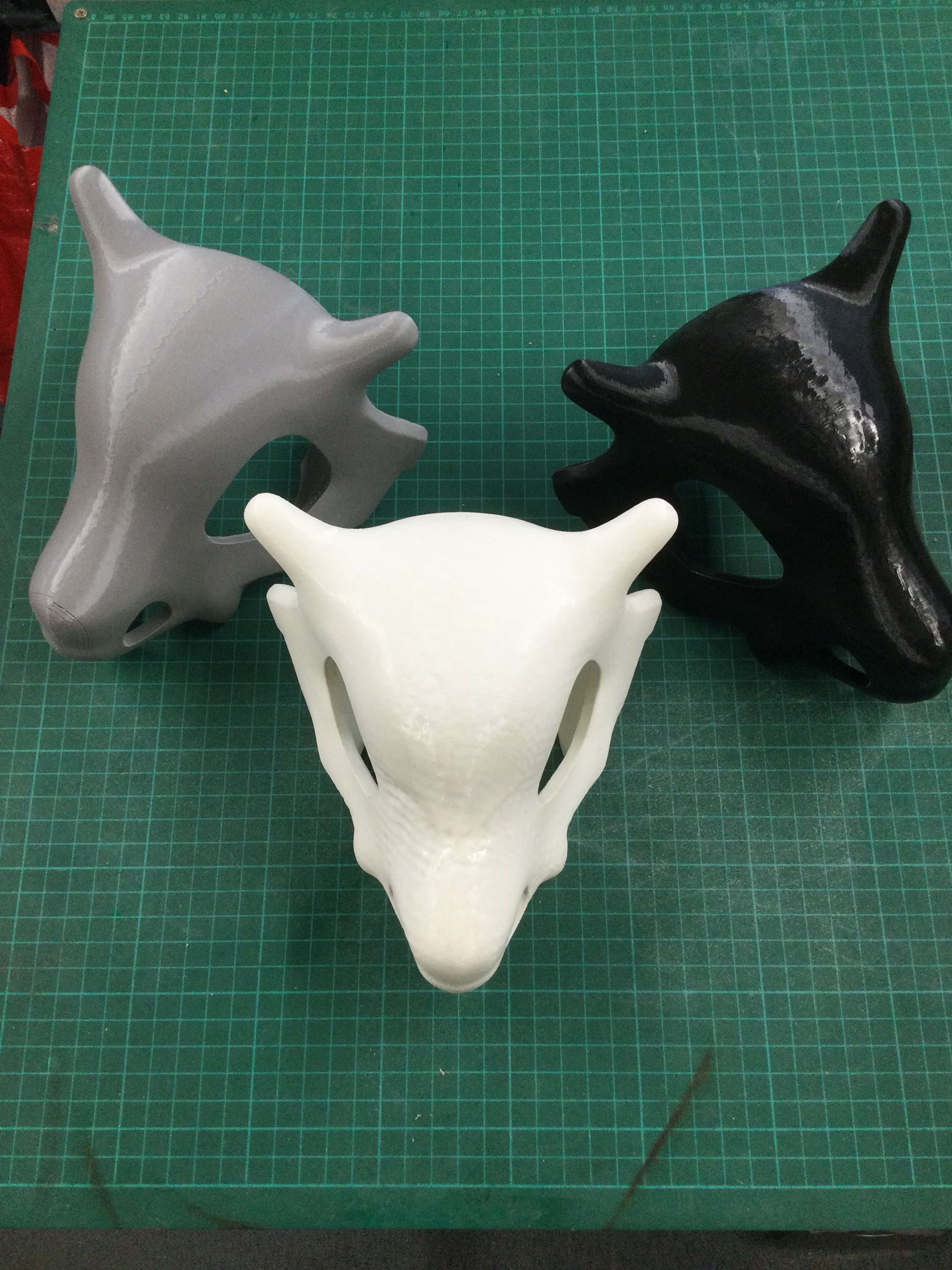3D Printed Cubone Skull, - Etsy