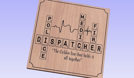 Dispatcher Scrabble Crv3d Crv Dxf Ai Svg Eps Pdf - Etsy