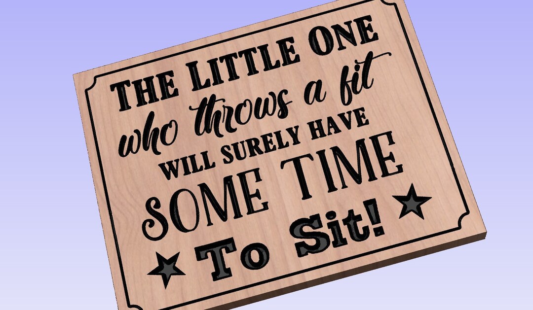 Time Out Chair - Crv3d, Crv, Dxf, Ai, Svg, Eps, Pdf, Aspire File ...