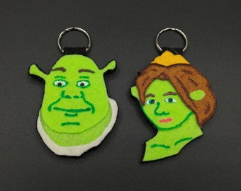 Shrek Key Chain - Etsy