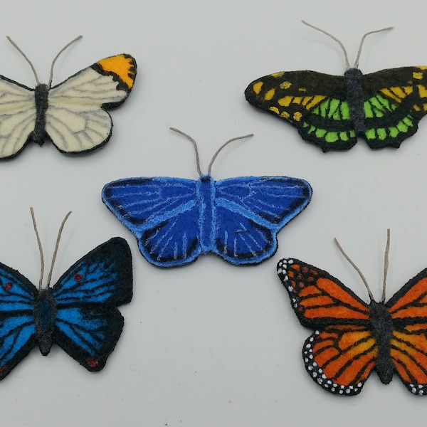 3d Butterflies Magnets - Etsy
