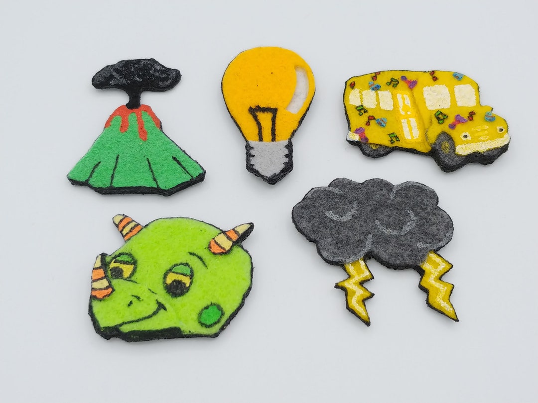Magic School Bus Magnets - Etsy