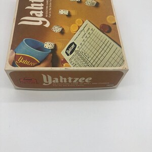 Vintage 1978 ES Lowe Yahtzee #E0950 - Etsy