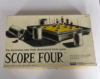 Score Four Game - Etsy