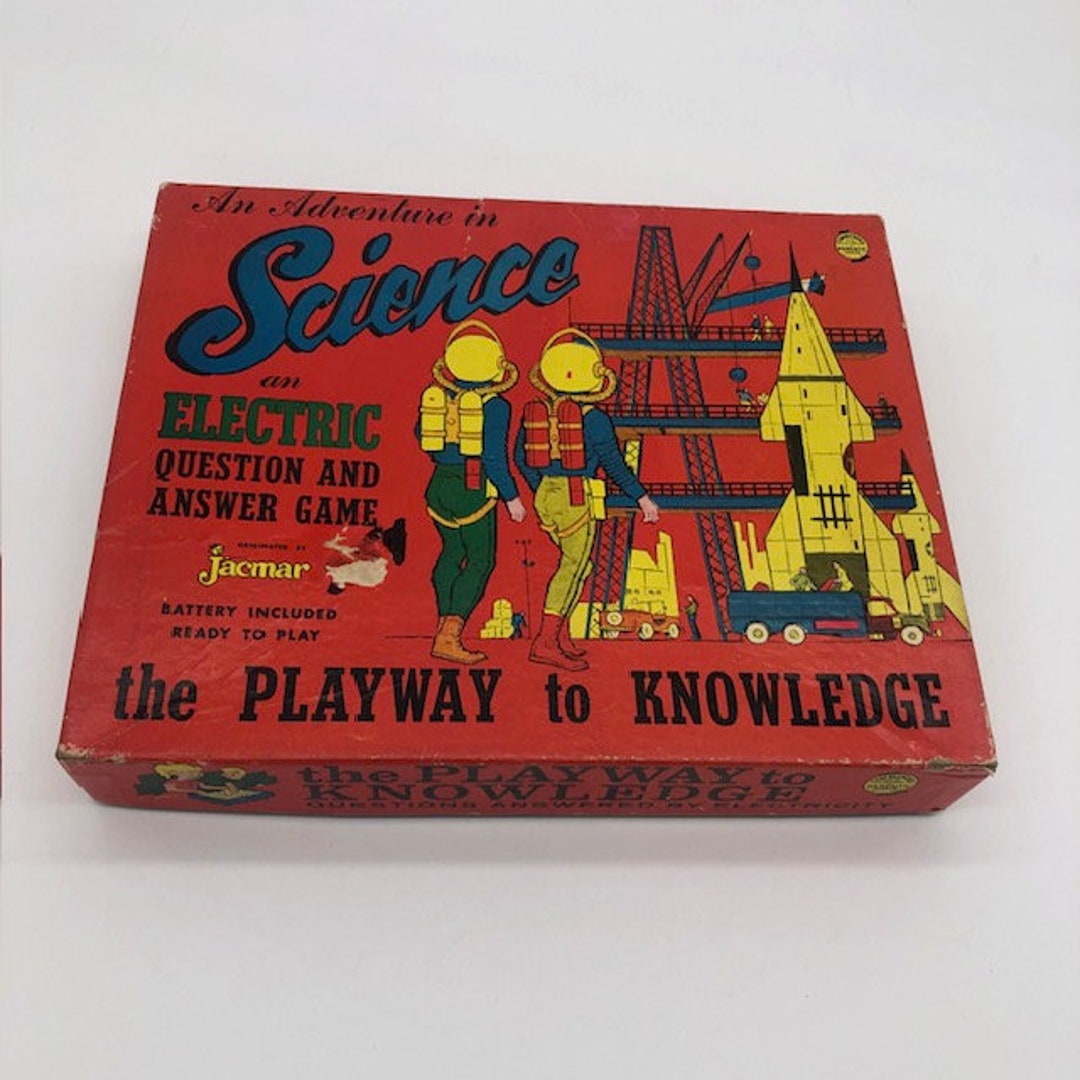 Rare Vintage 1957 Jacmar An Adventure In Science An Electric Etsy