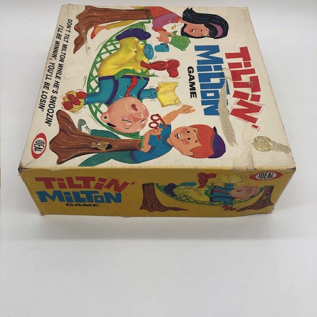 Vintage 1968 Ideal Tiltin' Milton Game - Etsy