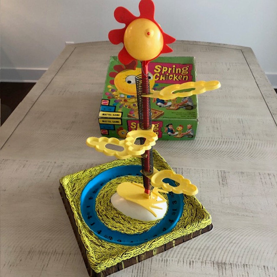 Rare, Vintage 1969 Mattel Spring Chicken - Etsy