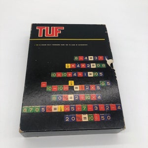 Rare, Vintage 1969 Avalon Hill Tuf Game of Mathematics - Etsy