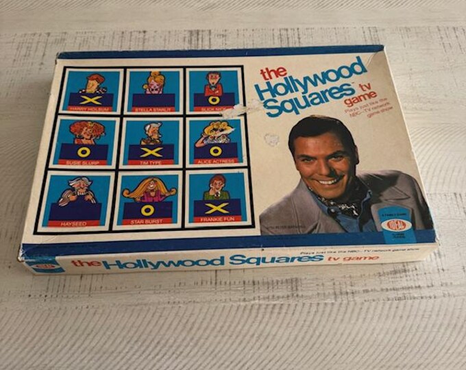 Vintage 1974 Ideal the Hollywood Squares TV Game - Etsy