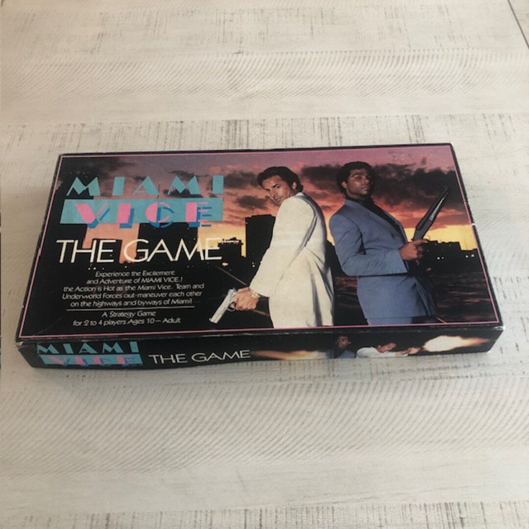 Rare, Vintage 1984 Universal Studios Miami Vice the Game - Etsy