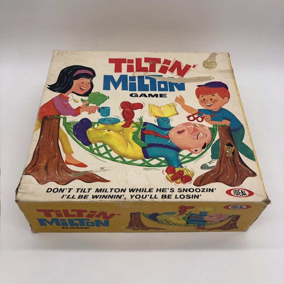 Vintage 1968 Ideal Tiltin' Milton Game - Etsy