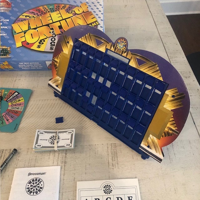 2002 Pressman Wheel of Fortune 20th Century Anniversary Edition Board ...