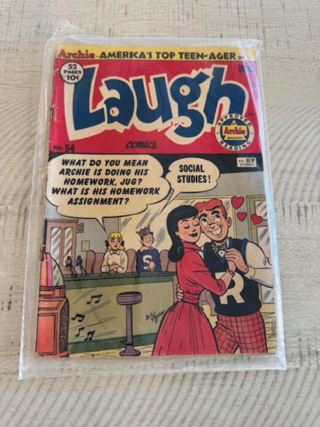 Vintage Archie Laugh Comics "social Studies Dec 1952 No 54 (golden Age ...