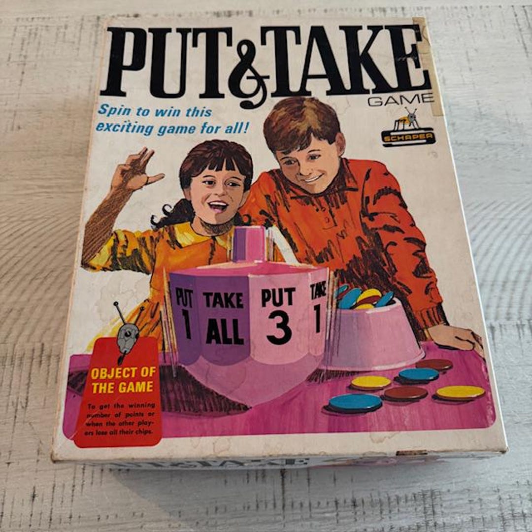 Rare, Vintage 1965 Schaper Put and Take an Exciting Game for All! - Etsy