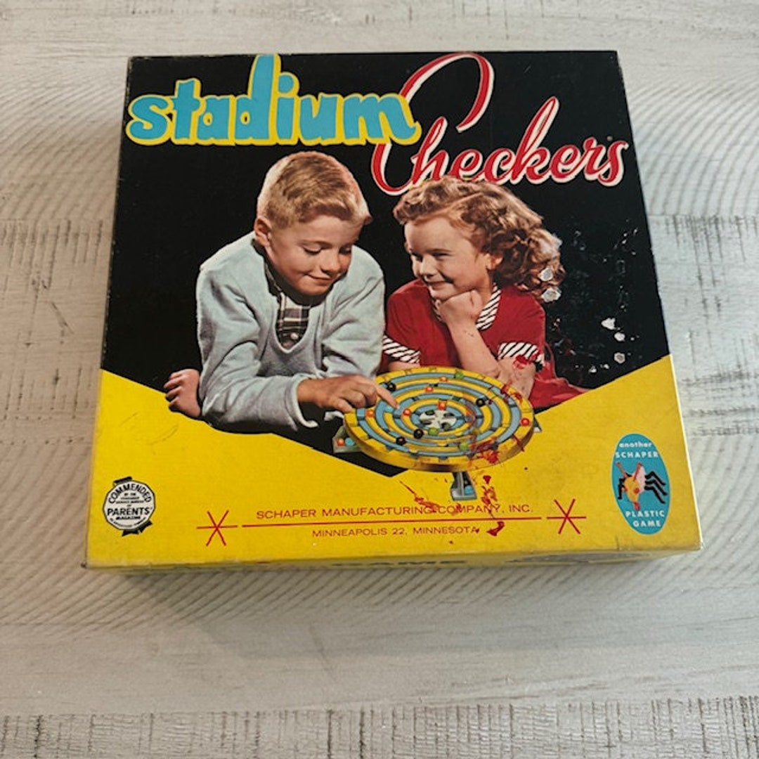 Rare, Vintage 1952 Schaper Stadium Checkers #300 - Etsy
