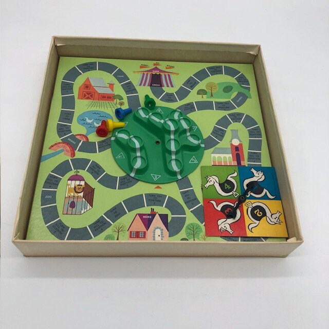 Vintage 1965 Whitman Merry-go-round Game - Etsy