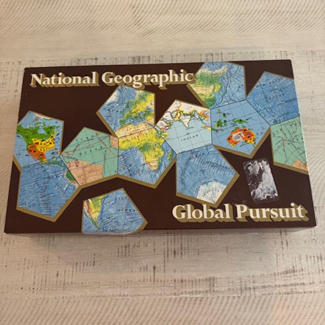 Vintage 1987 National Geographic Global Pursuit - Etsy