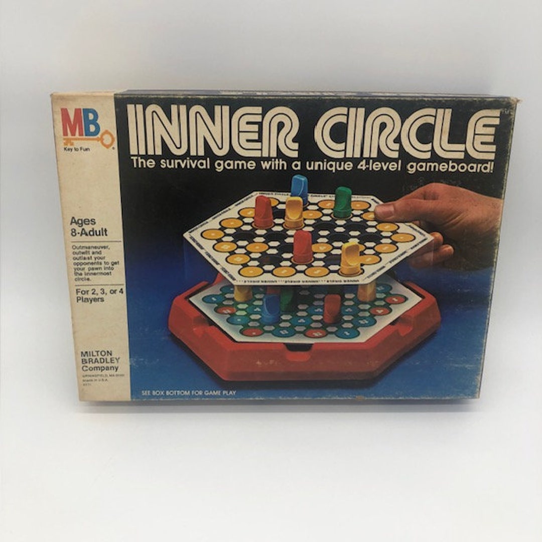 Vintage 1981 Milton Bradley Inner Circle Board Game #4111 - Etsy
