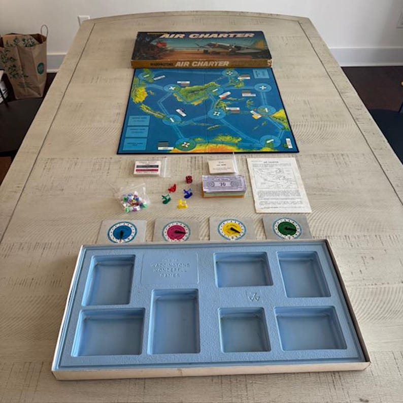 Very Rare, Vintage 1970 Waddington's Air Charter (UK) - Etsy