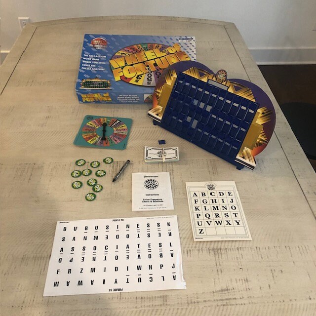 2002 Pressman Wheel of Fortune 20th Century Anniversary Edition Board ...