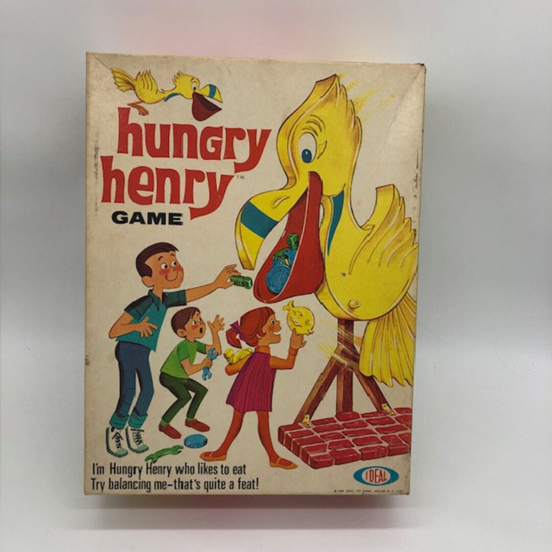 Rare, Vintage 1969 Ideal Hungry Henry Game hard to Find - Etsy