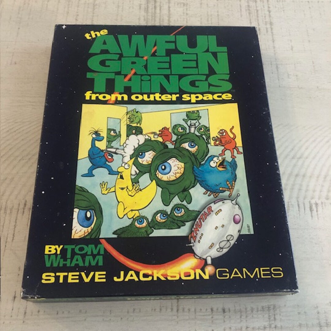 Rare, Vintage 1990 the Awful Green Things From Outer Space (5th Edition ...