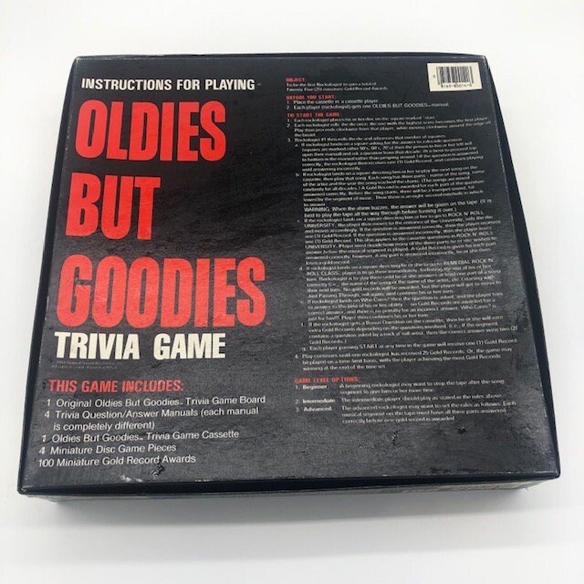 Vintage 1984 Baron/scott Oldies but Goodies Game open Box Unused - Etsy