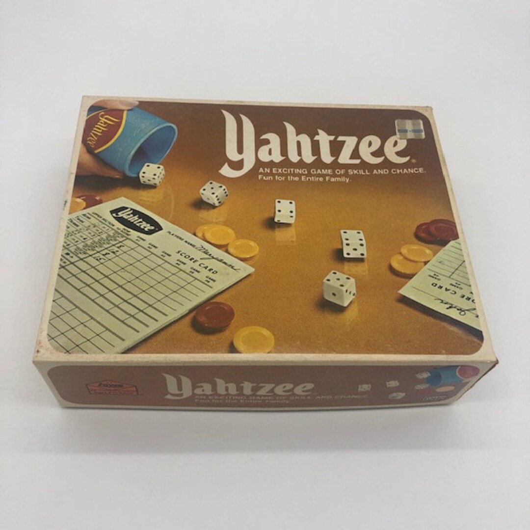 Vintage 1978 ES Lowe Yahtzee #E0950 - Etsy