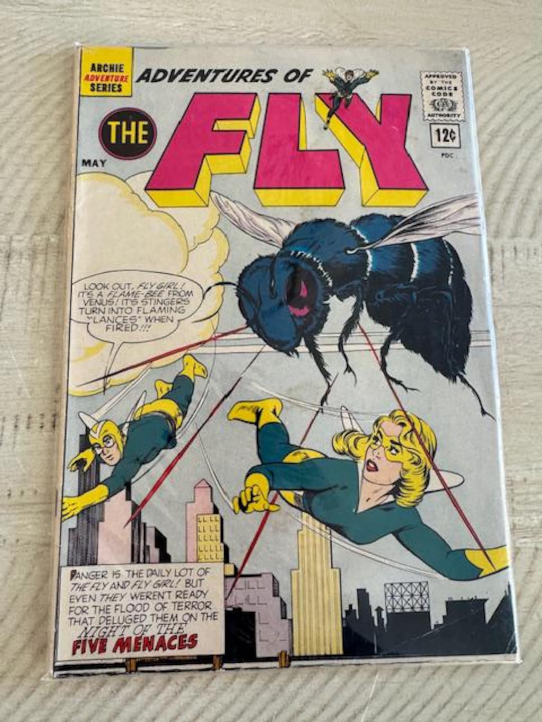 Rare, Vintage Archie Adventure Series Adventure of the Fly #19 May 1962 ...