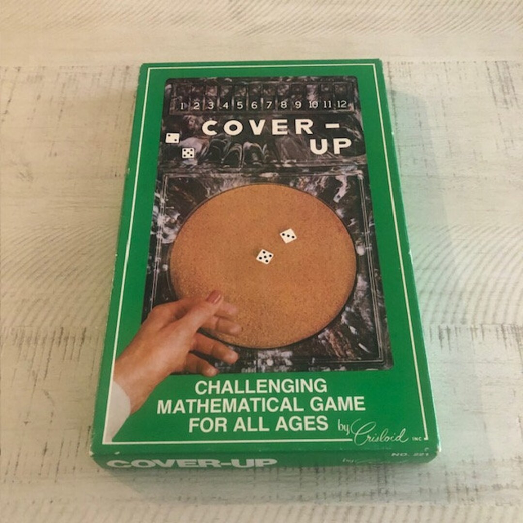 Vintage 1980 Cover-up Challenging Mathematical Game for All Ages by ...