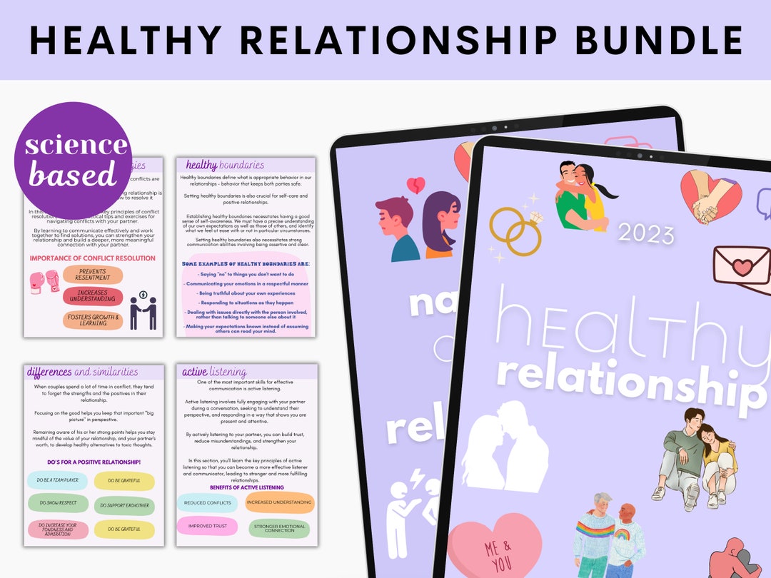 Healthy Relationship Bundle Couples Counseling Relationship - Etsy