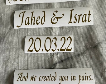 Arabic Decal | Etsy UK