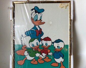 Donald Duck Wall Art Framed - Etsy