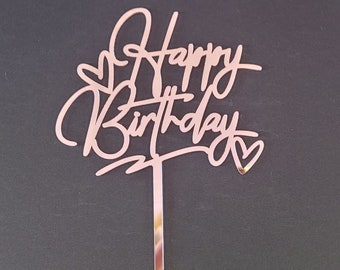 Happy Birthday David Cake Topper | Etsy