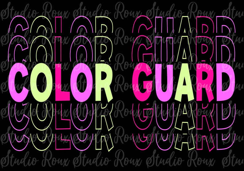 Color Guard PNG - Etsy