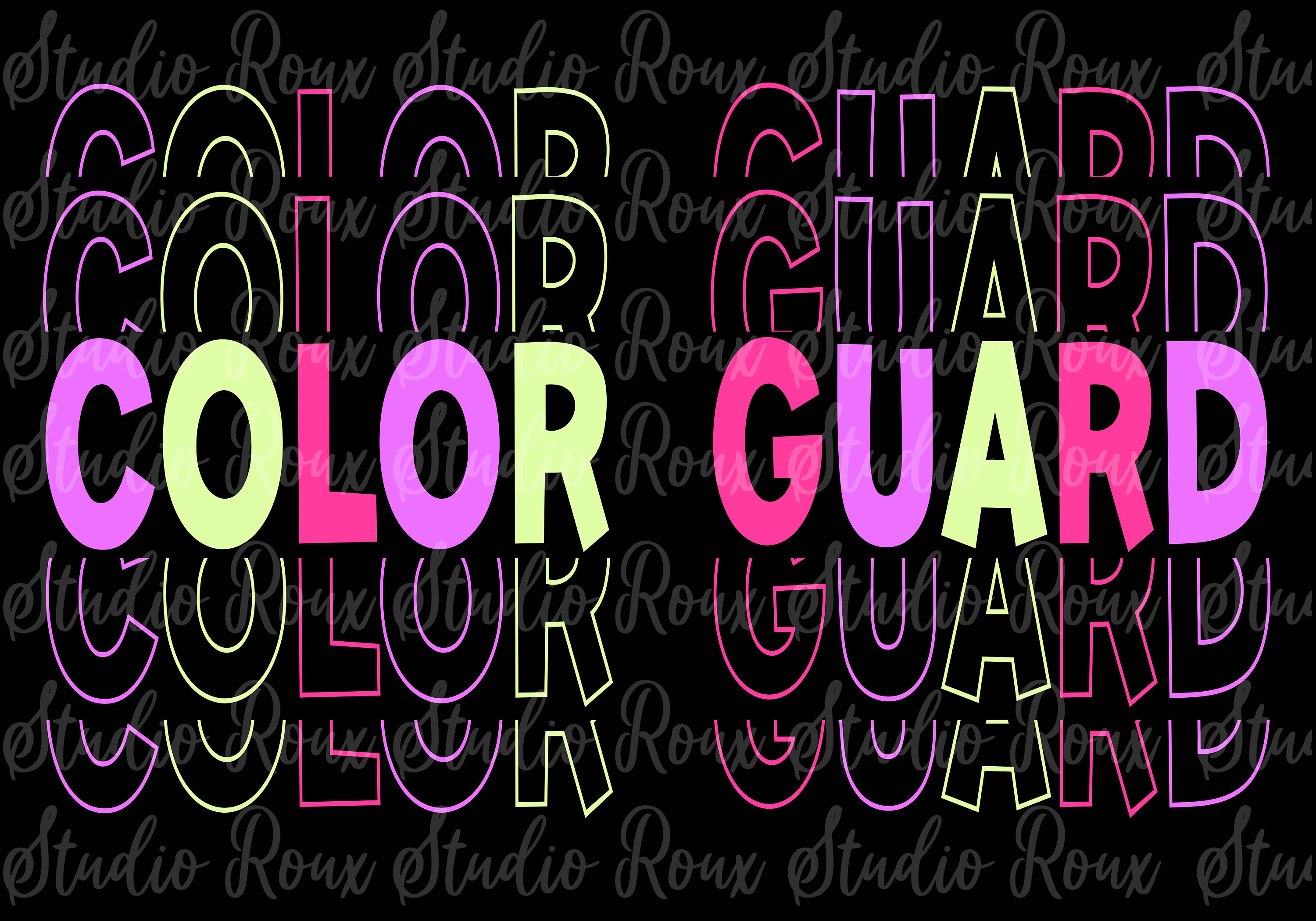 Color Guard PNG - Etsy