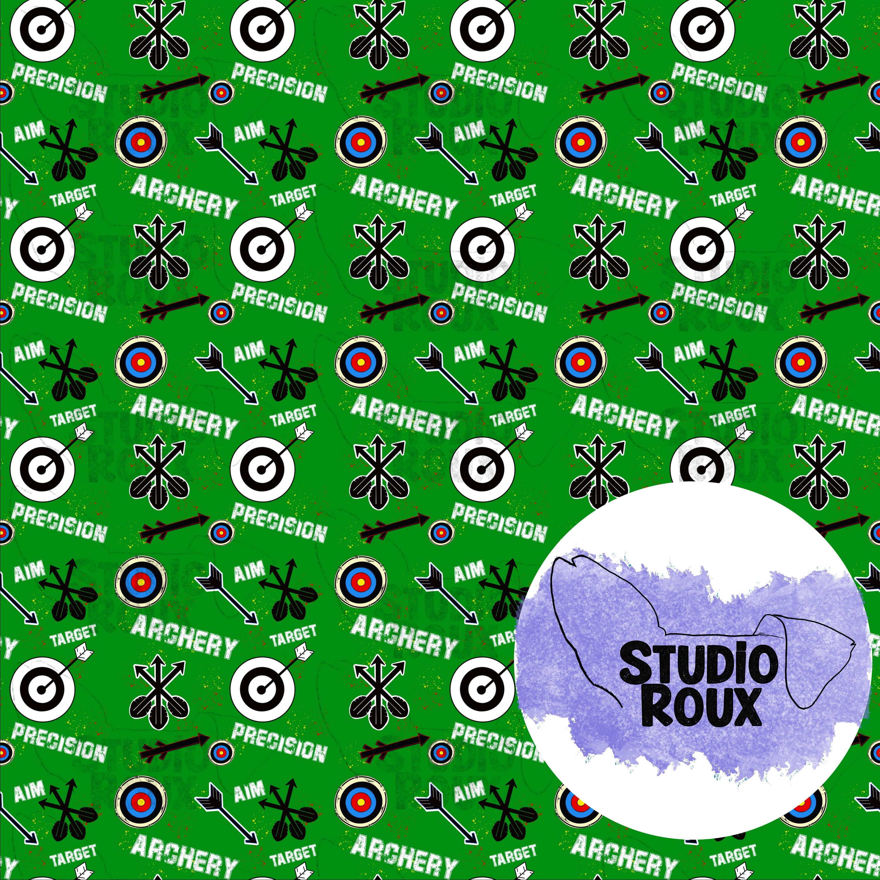 Seamless Archery Design PNG Digital Download - Archery Sublimation ...